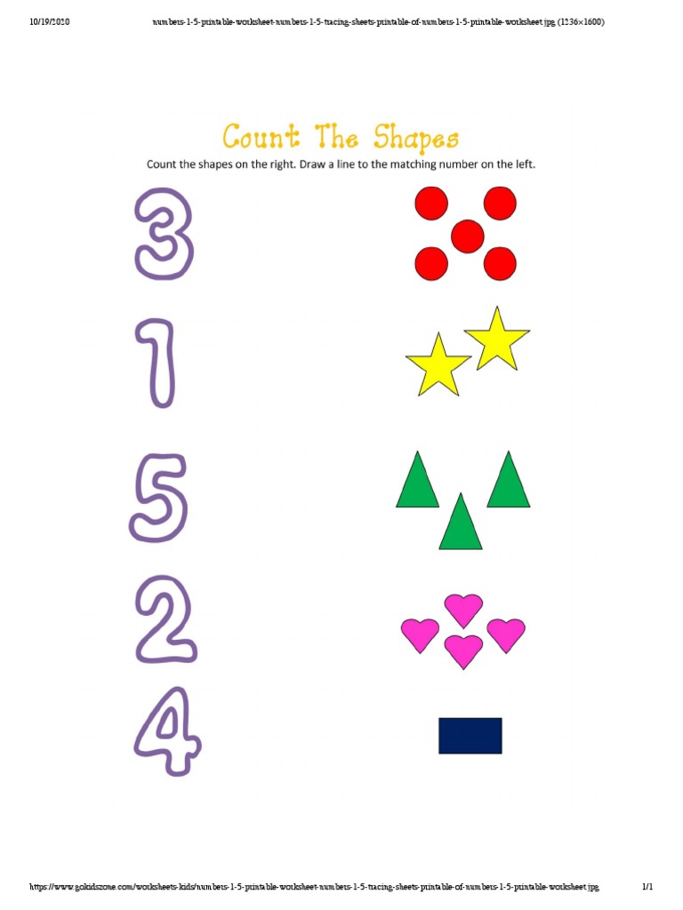 Numbers 1 5 Printable Worksheet Numbers 1 5 Tracing Sheets Printable of ...