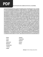 Sopa de Letras de La Tabla Periodica de Los Elementos | PDF