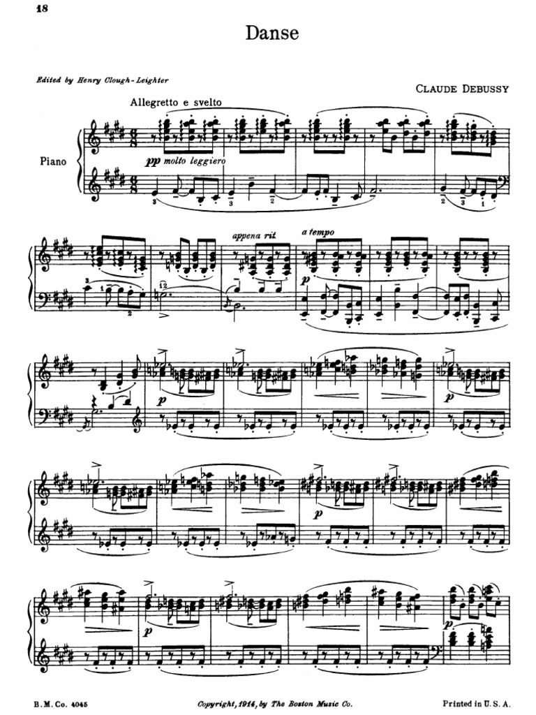 Debussy Danse | PDF