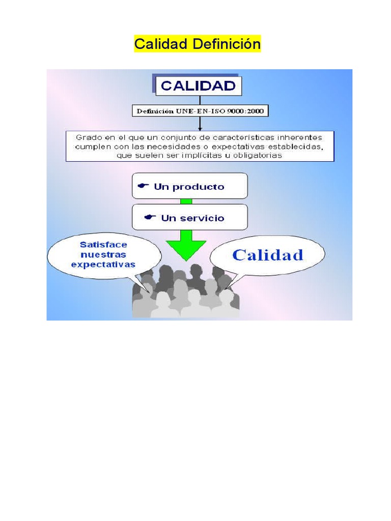 Calidad Definicion | PDF