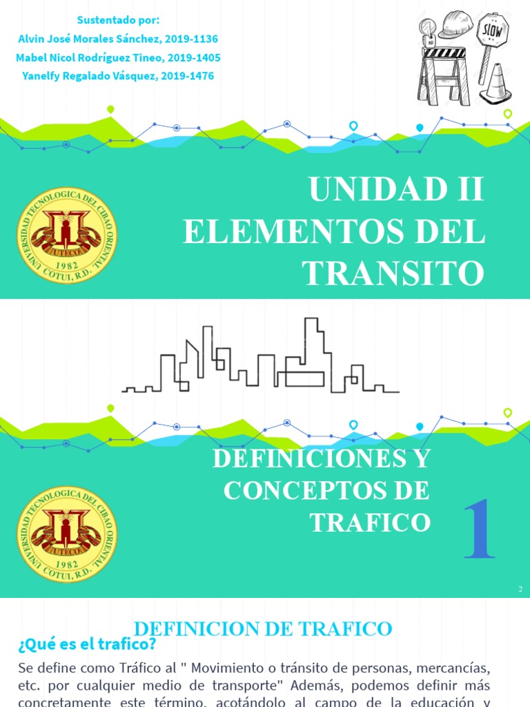 Elementos Basicos Del Transito | PDF | Tráfico | Seguridad vial