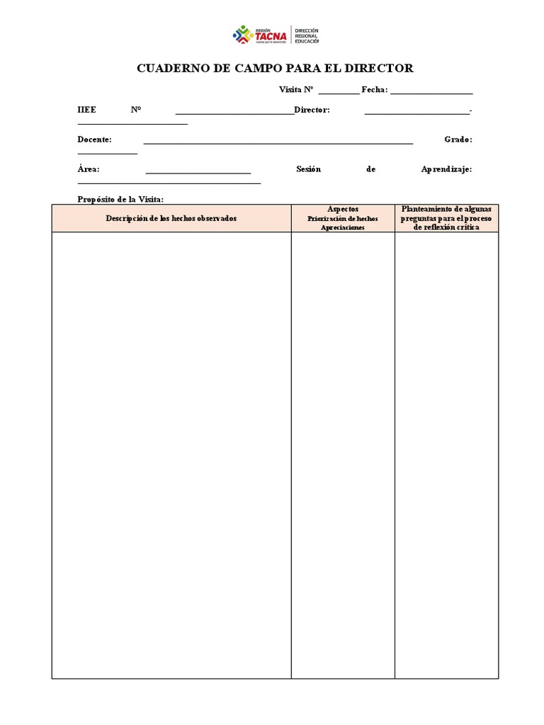 Cuaderno de Campo 2019 | PDF | Enseñando | Pedagogía