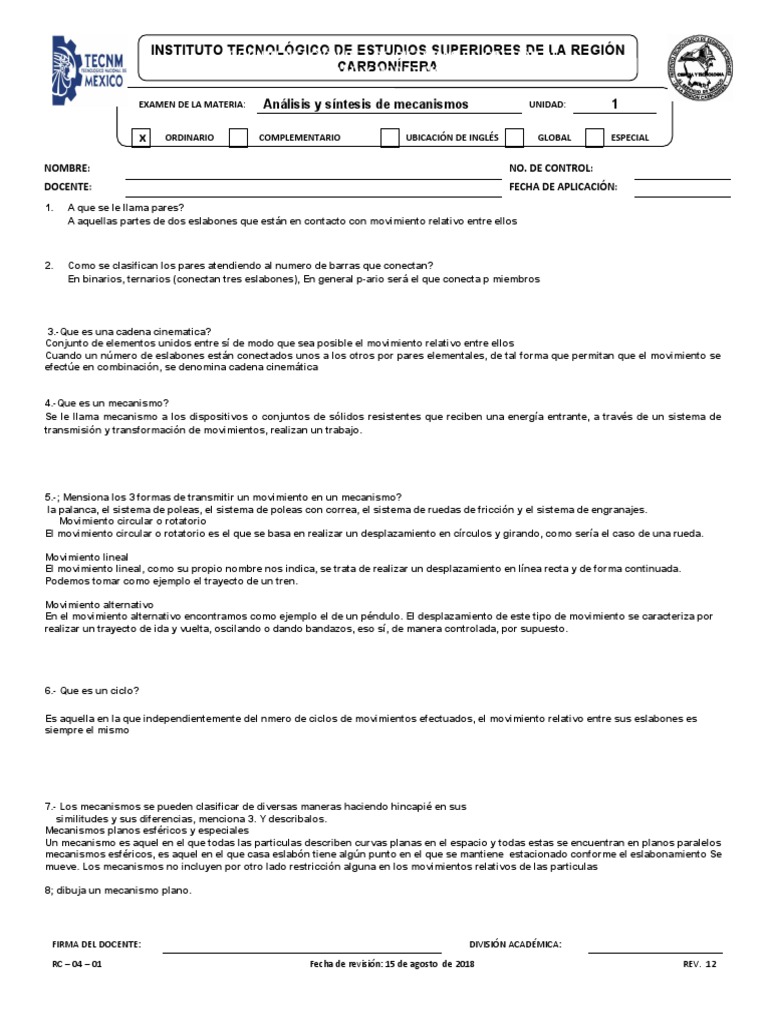 Daniela Lizeth Orta Puga 211T0025 | PDF | Engranaje | Física Aplicada e ...