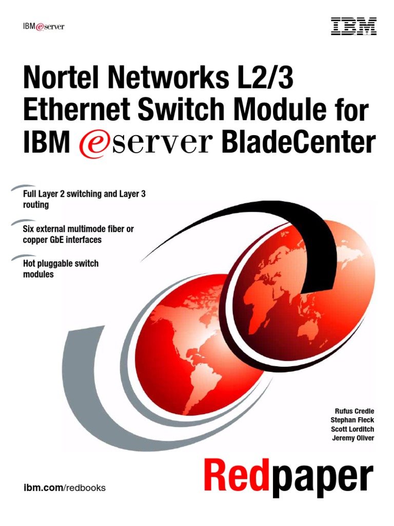 Rp Ibm Layer 2 3 Module Pdf Network Switch Computer Engineering 0048