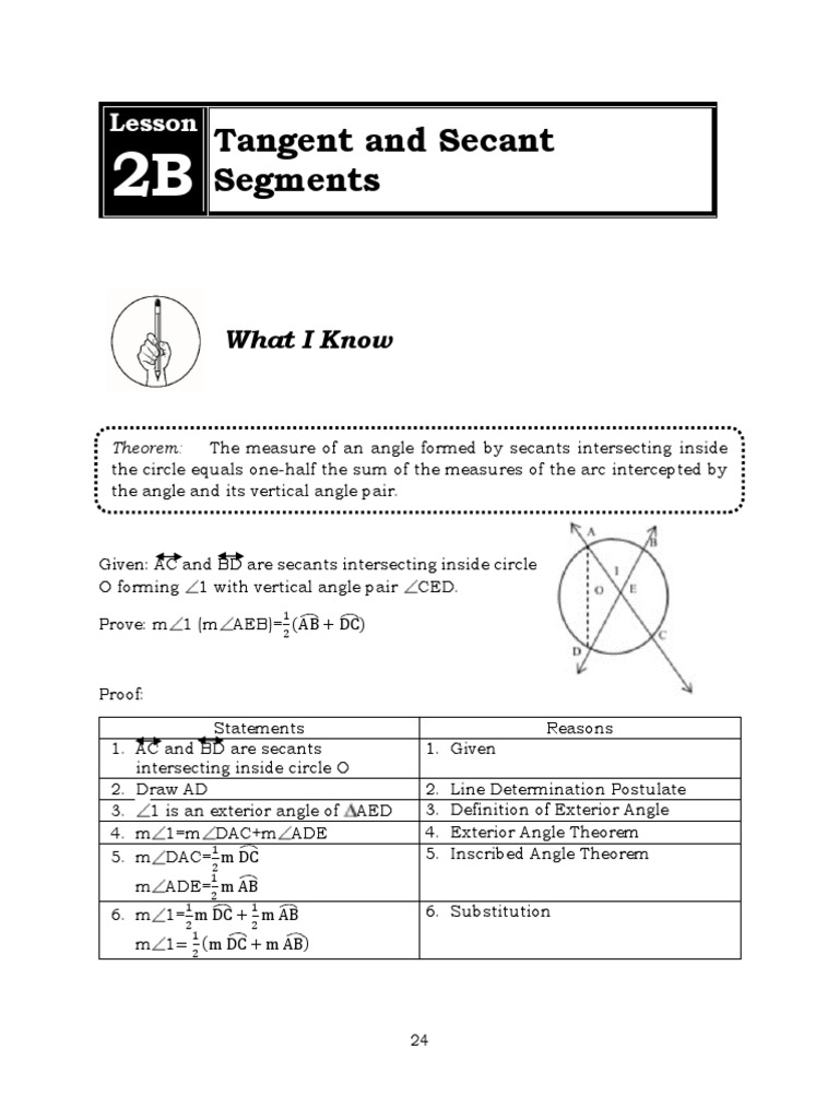 Math 10 - MODULE - 2B - Problems Involving Circiles | PDF | Circle ...