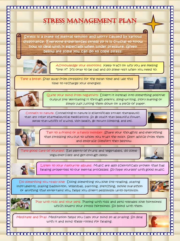 Stress Management Plan: Acknowledge Your Emotions | PDF