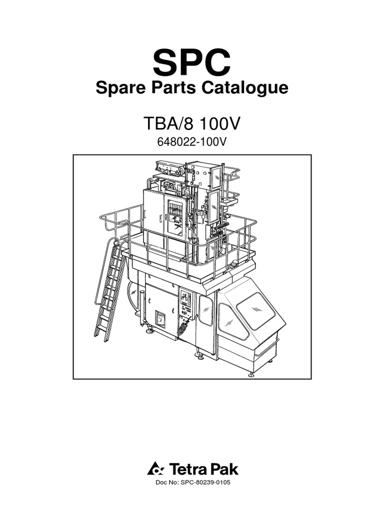 Spare Parts Catalogue: TBA/8 100V | PDF | Screw | Manufactured Goods