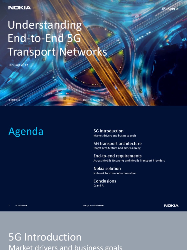 Understanding End-To-End 5G Transport Networks | PDF | Computer Network ...