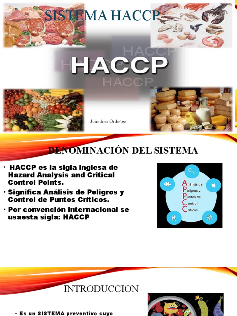 Sistema Haccp | PDF | Análisis de Riesgo y Puntos Críticos de Control