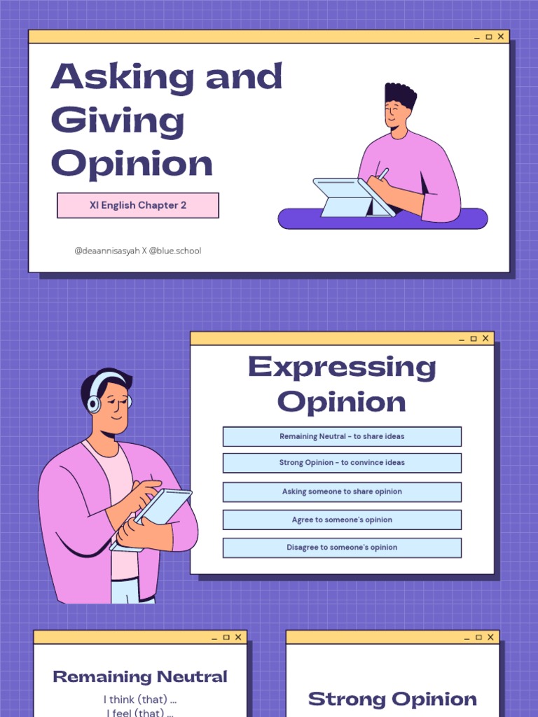 English XI Chapter 2 Asking and Giving Opinion | PDF | Linguistics ...