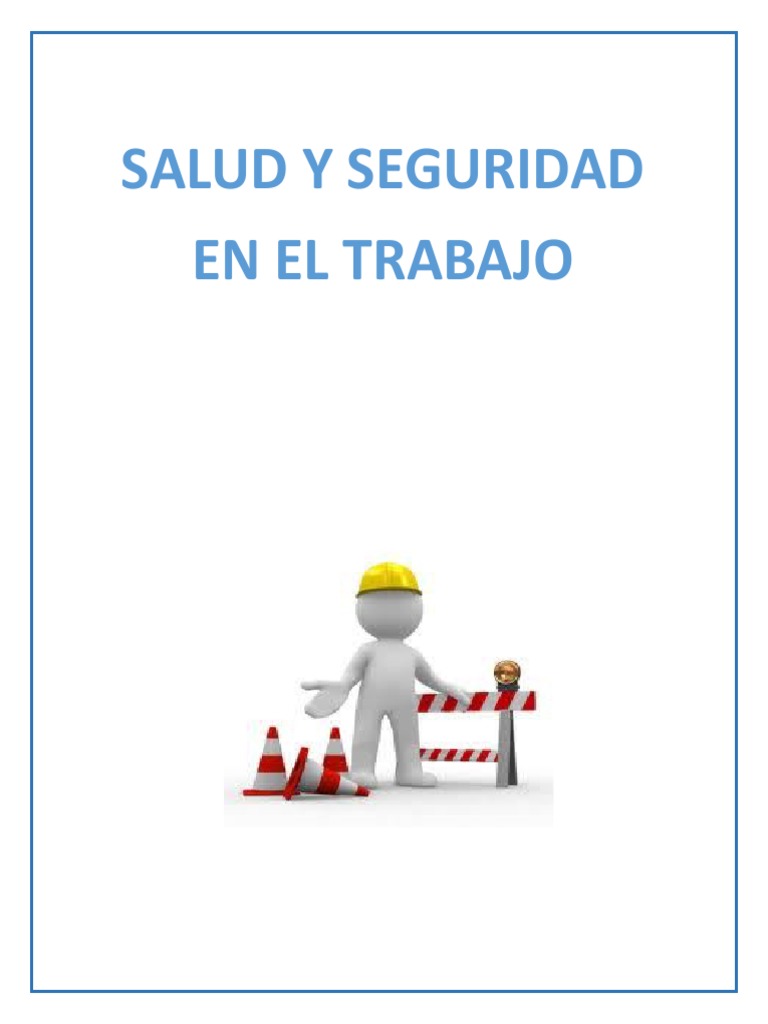 Manual de Seguridad y Salud en El Trabajo Final | PDF | Seguridad y ...