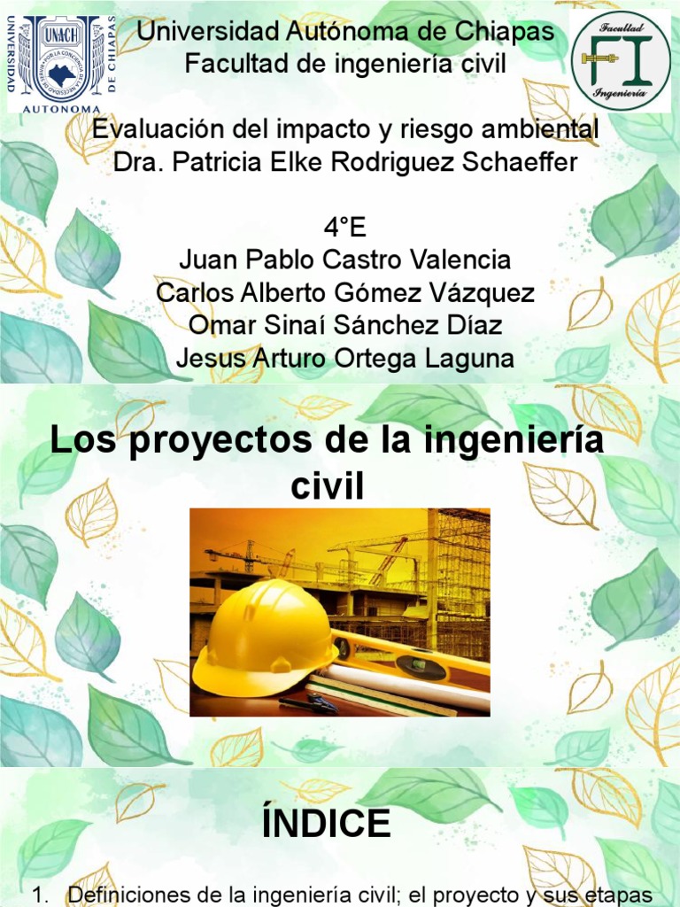 Proyectos de Ingeniería Civil | Descargar gratis PDF | Planificación | Ingeniero civil