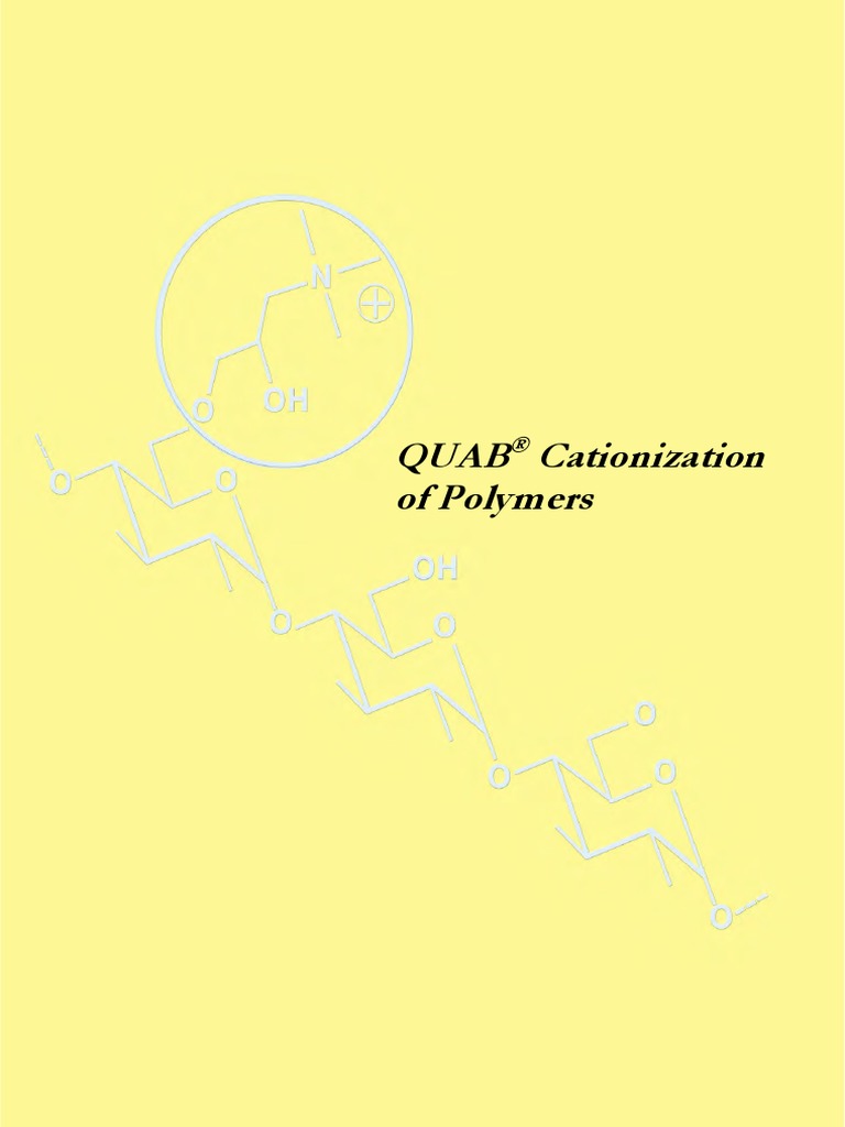 Quab Cationization of Polymers | PDF | Starch | Sodium Hydroxide
