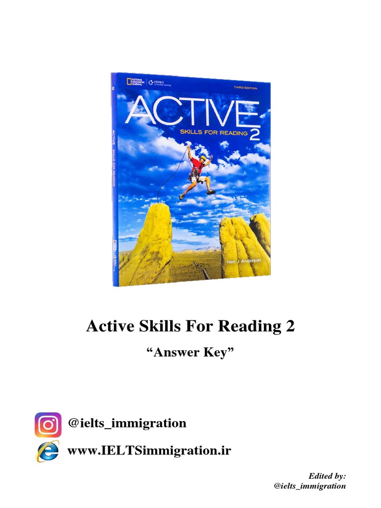 Active Skills For Reading 2: "Answer Key" | PDF