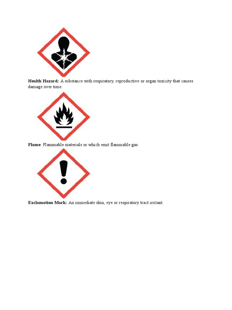 Safety and Hazard Sign Descriptions | PDF | Toxicity | Centers For ...