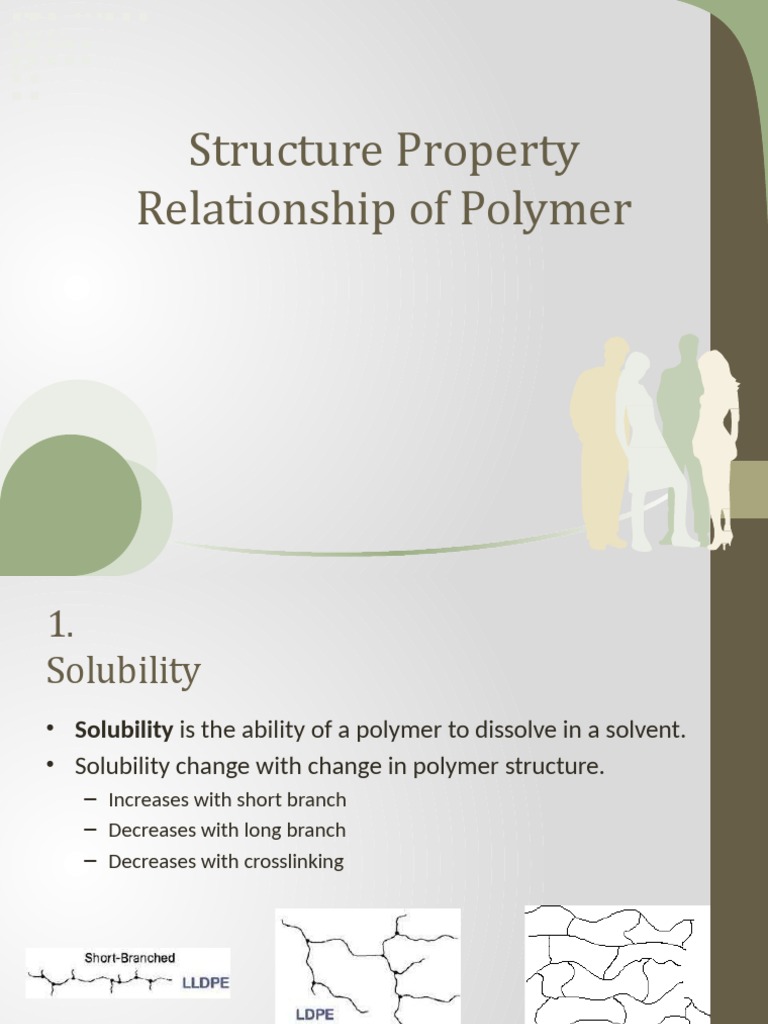Polymer Structure-Property Relationships | PDF | Polymers | Cross Link