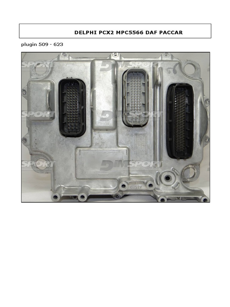 ECU Connection Guide for Delphi MPC5566 | PDF