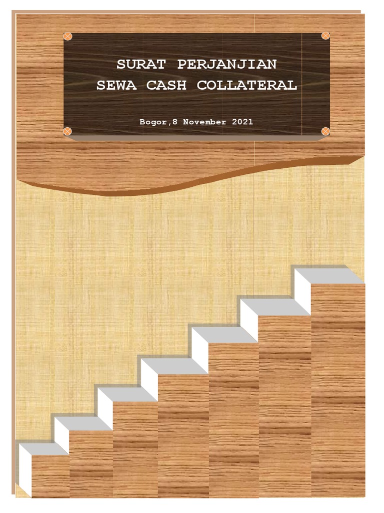 Surat Perjanjian Sewa Cash Collateral H.Deden HS & Tegoeh RE | PDF