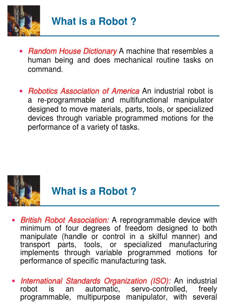 Industrial Robots | PDF | Robot | Robotics