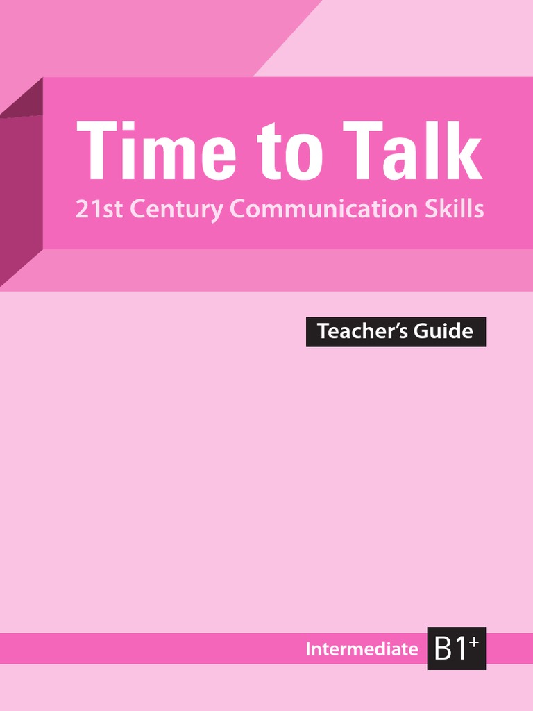Time To Talk - Intermediate - Teacher 39 S Guide | PDF | Learning ...