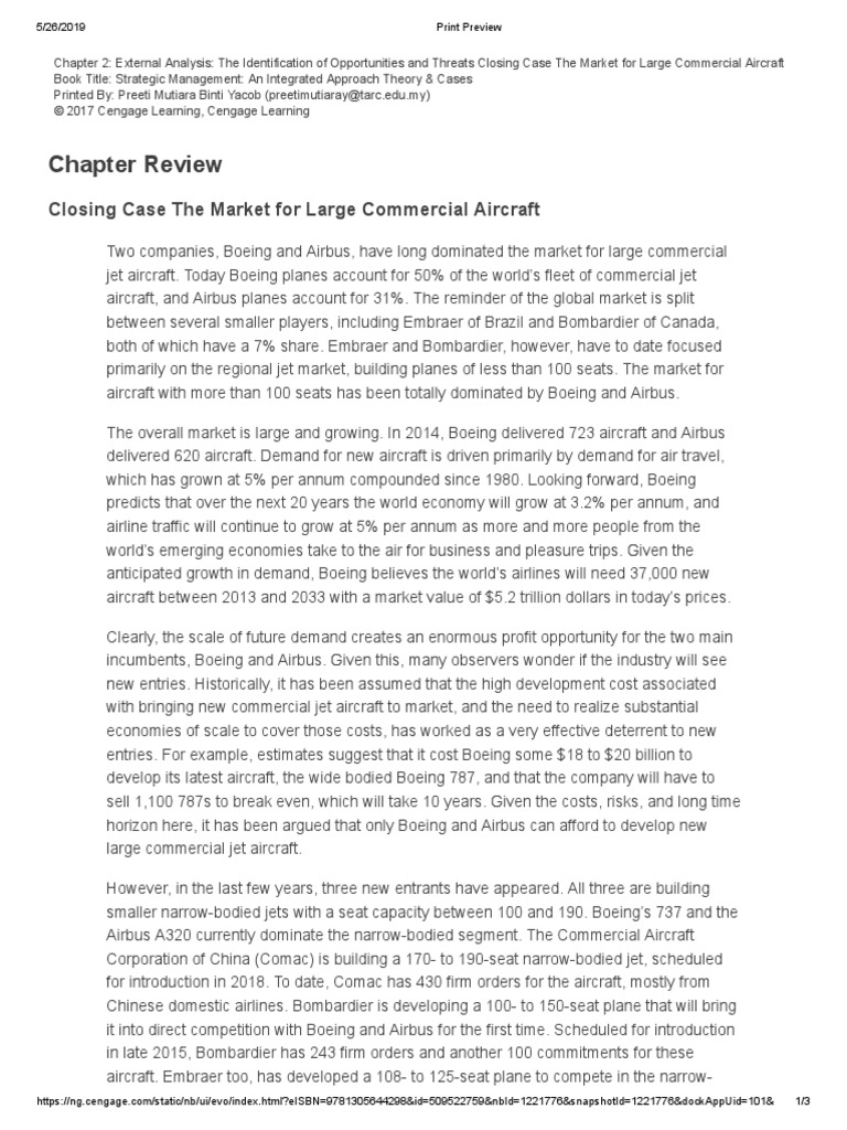 Tutorial3 Case Aircraft | PDF | Airliner | Airlines