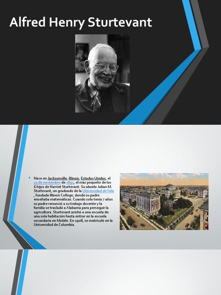 Alfred Henry Sturtevant | PDF | Genética | Biología