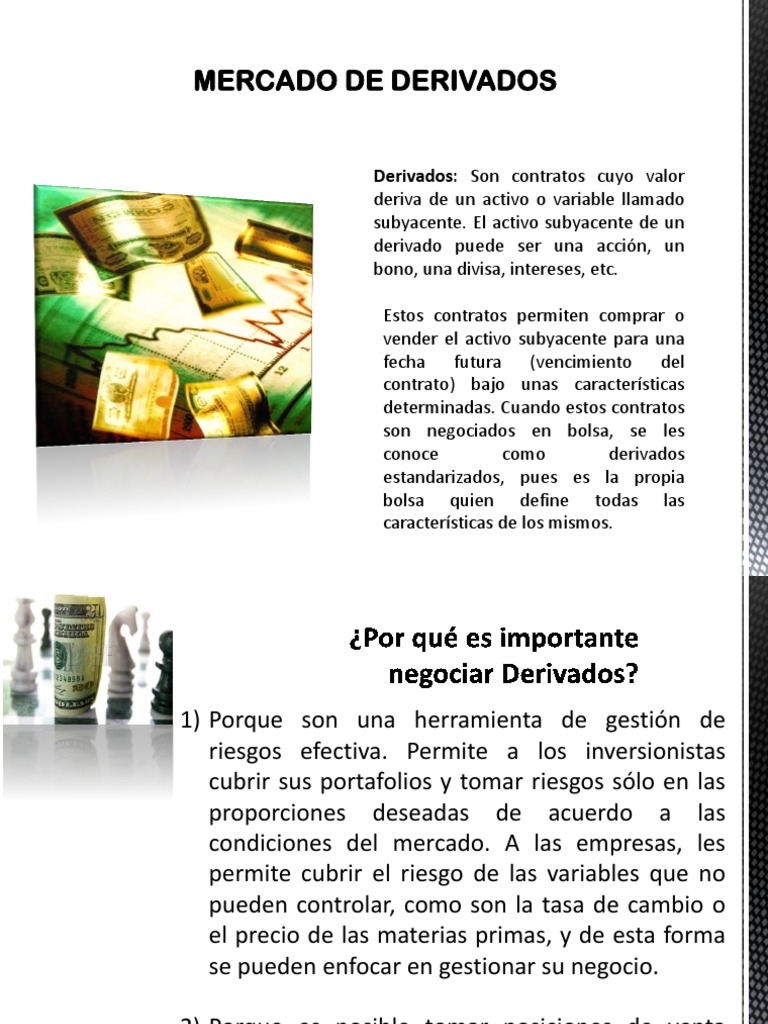 Mercado de Derivados: Opciones y Swaps | PDF | Opción (Finanzas) | Swap ...