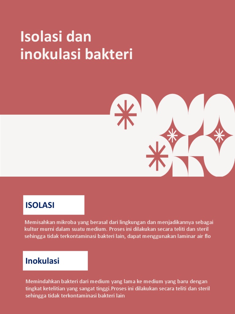 Isolasi Dan Inokulasi Bakteri | PDF