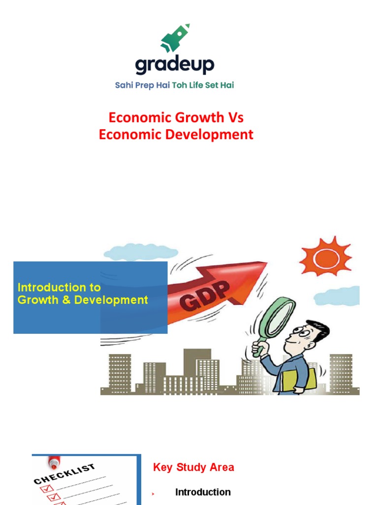 Economic Growth Vs Economic Development | PDF | Economic Growth ...