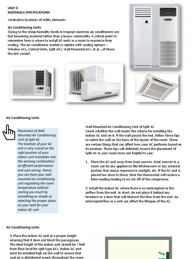 Unit2 ACU and Outlet | Download Free PDF | Air Conditioning | Ac Power ...