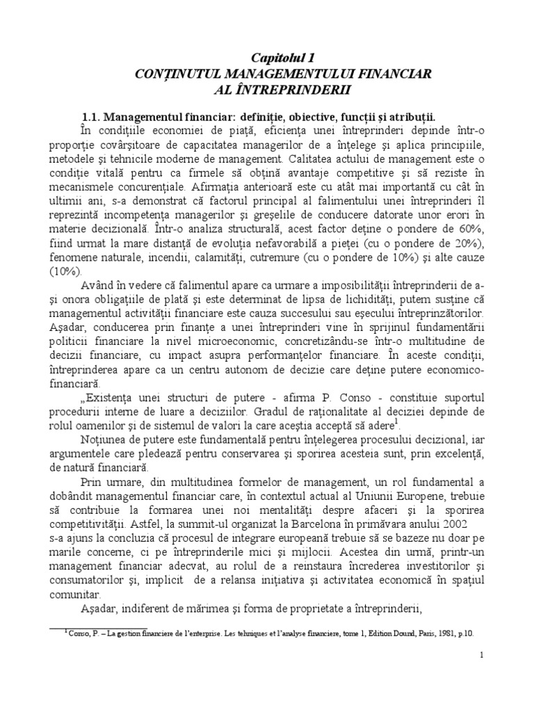 Management Financiar | PDF