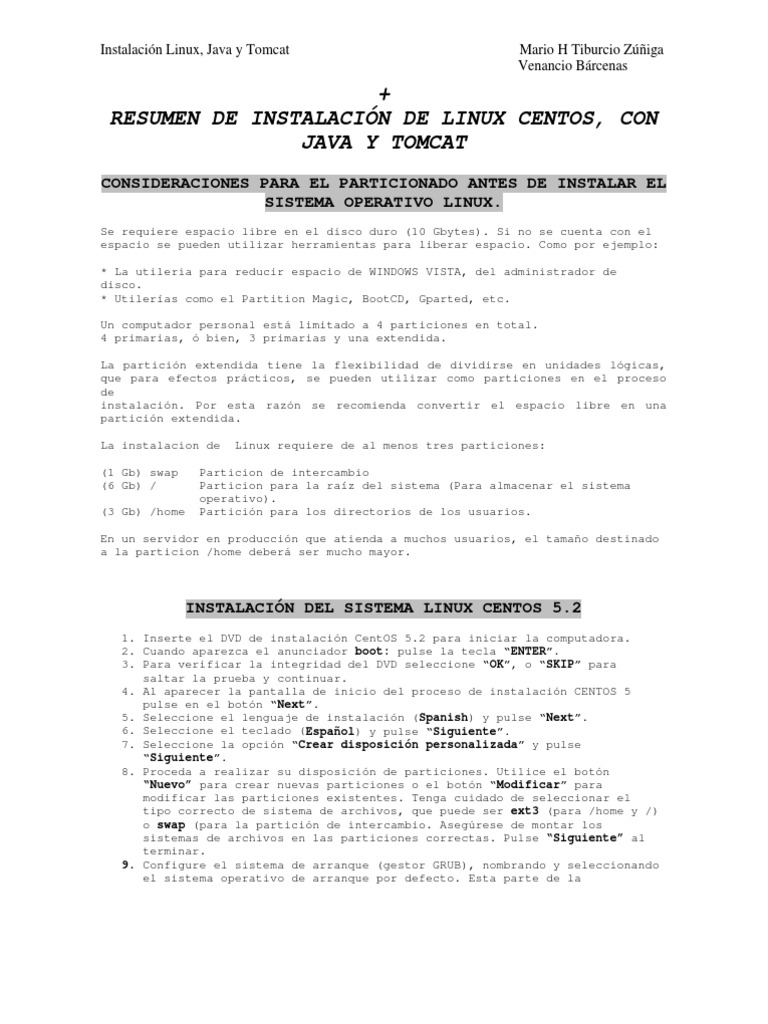 Tomcat | PDF | Páginas del servidor Java | Java (lenguaje de programación)