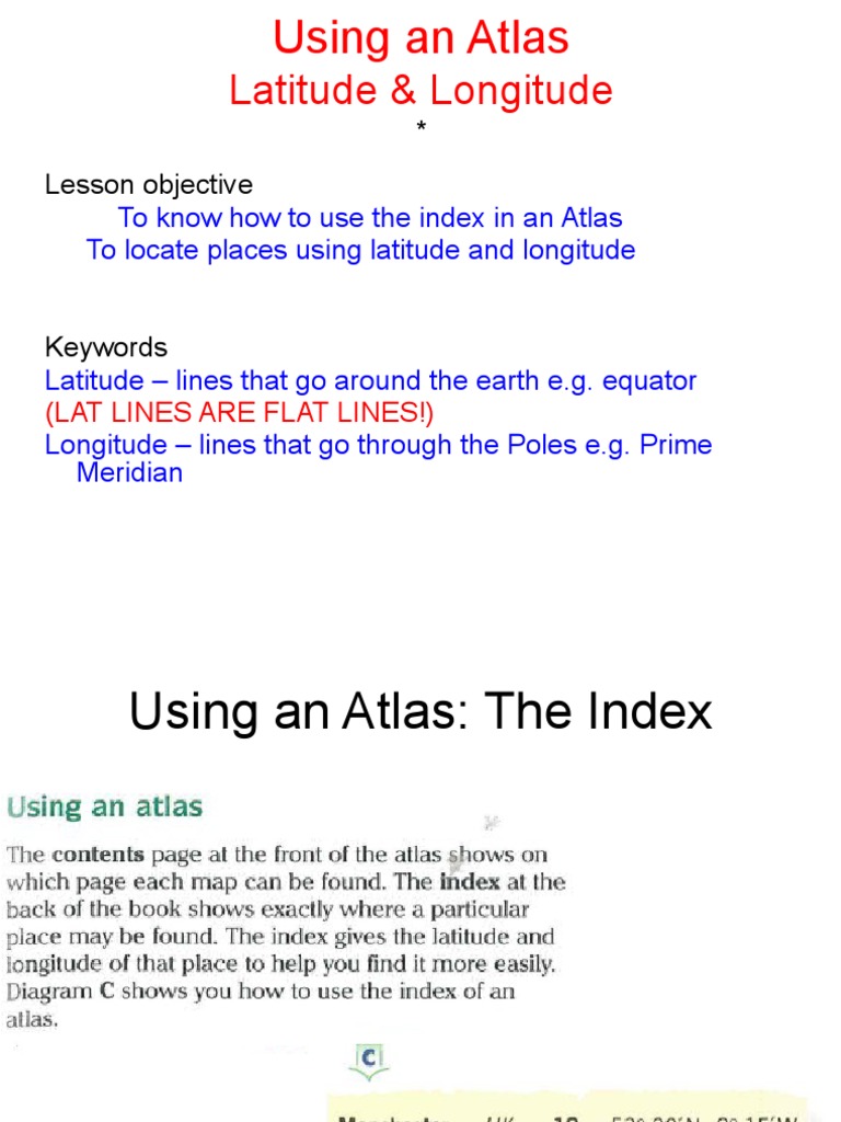Latitude - Longitude LESSON | PDF | Latitude | Longitude