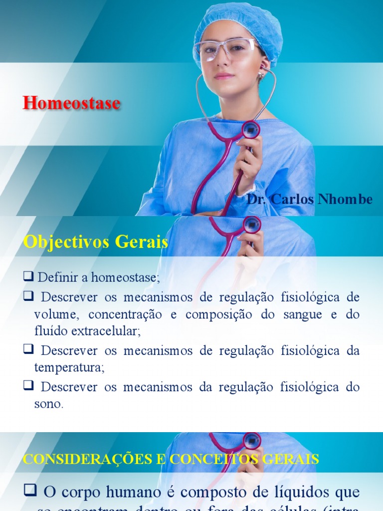 Aula 3 Homeostase | PDF | Osmose | Homeostase