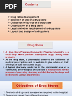 Drug Store Management and Inventory Control | PDF | Inventory | Pharmacy