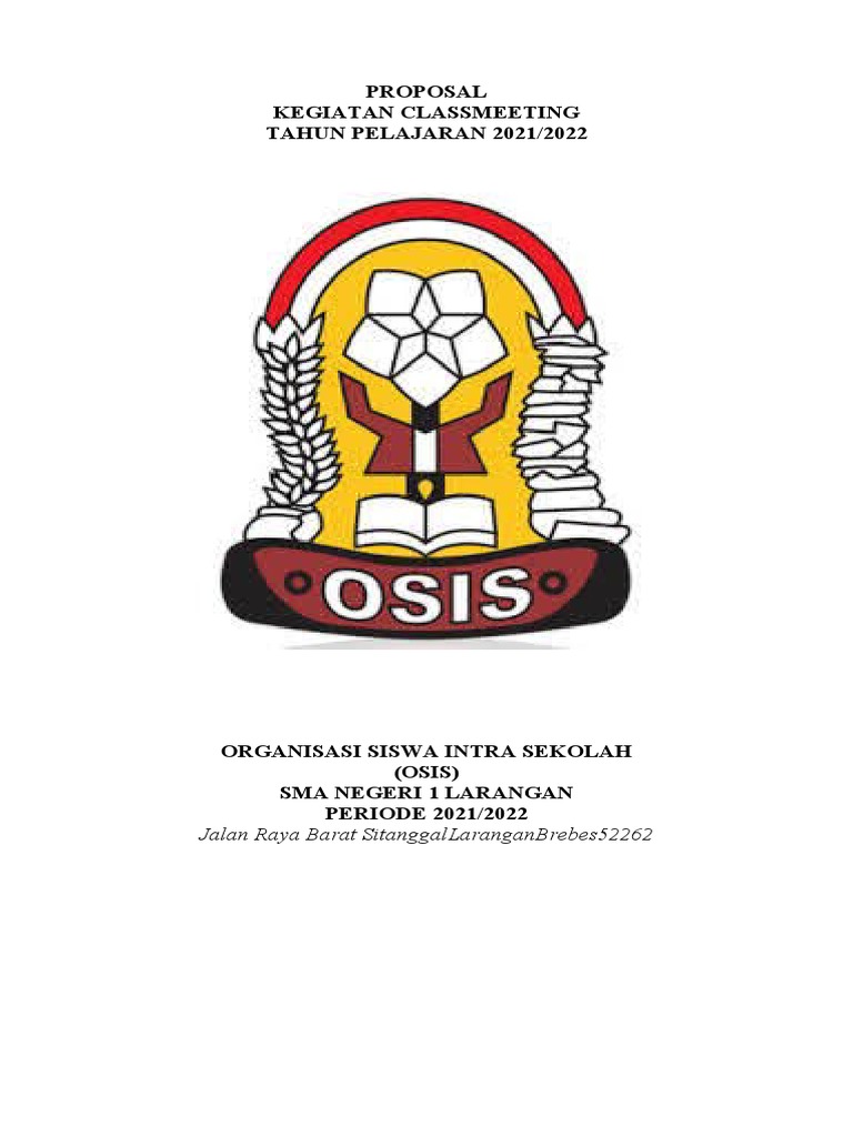 Proposal Classmeet Desember | PDF