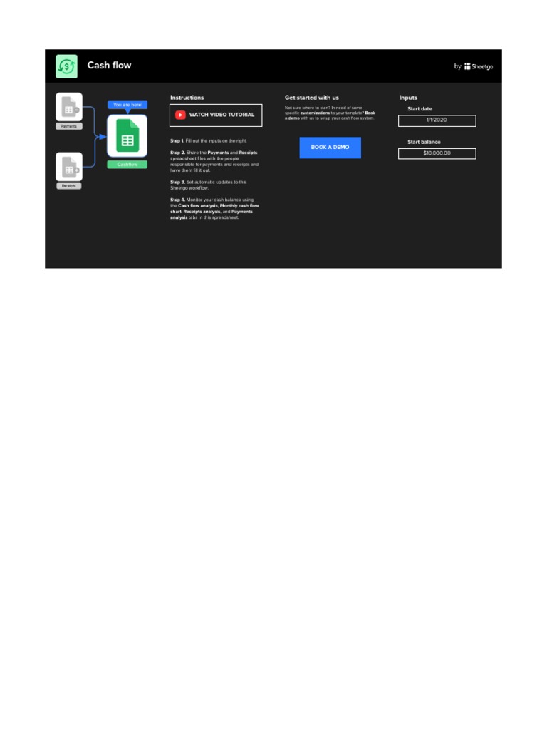 Cash Flow (Master Sheet) | PDF | Business | Computing