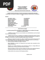Joint Barangay and Pta Resolution | PDF