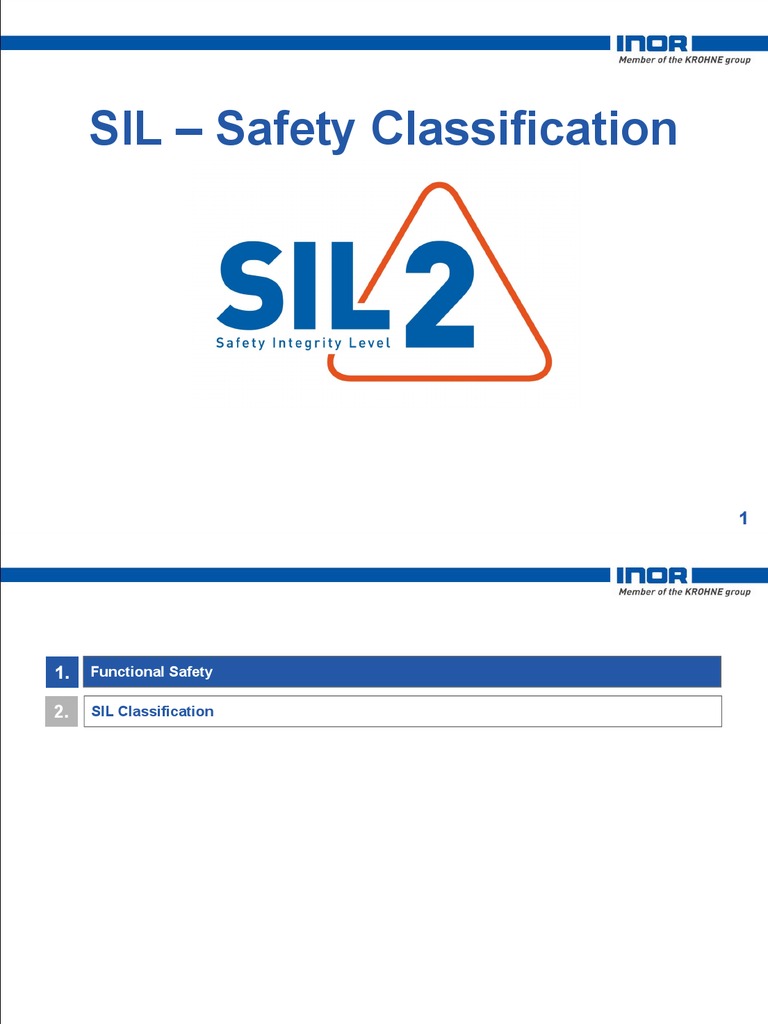 SIL - Safety Classification | PDF | Systems Engineering | Risk