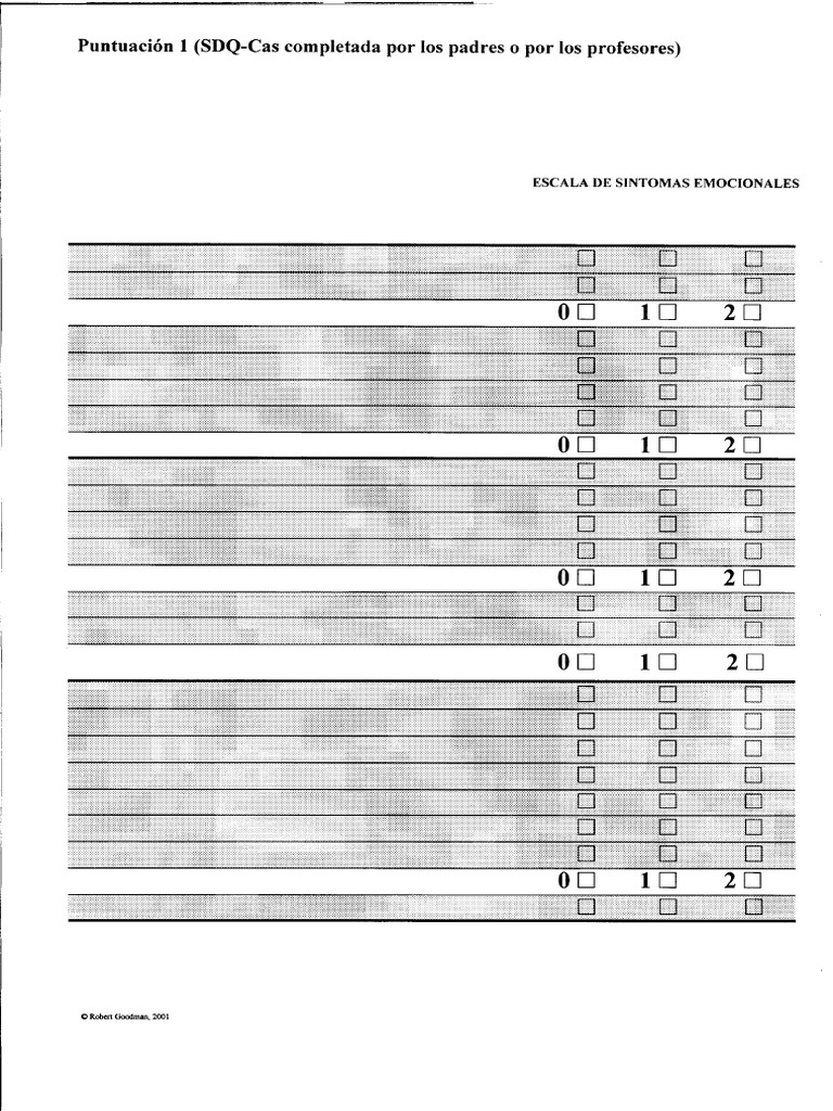 SDQ Spanish Ptscoringoverlay | PDF
