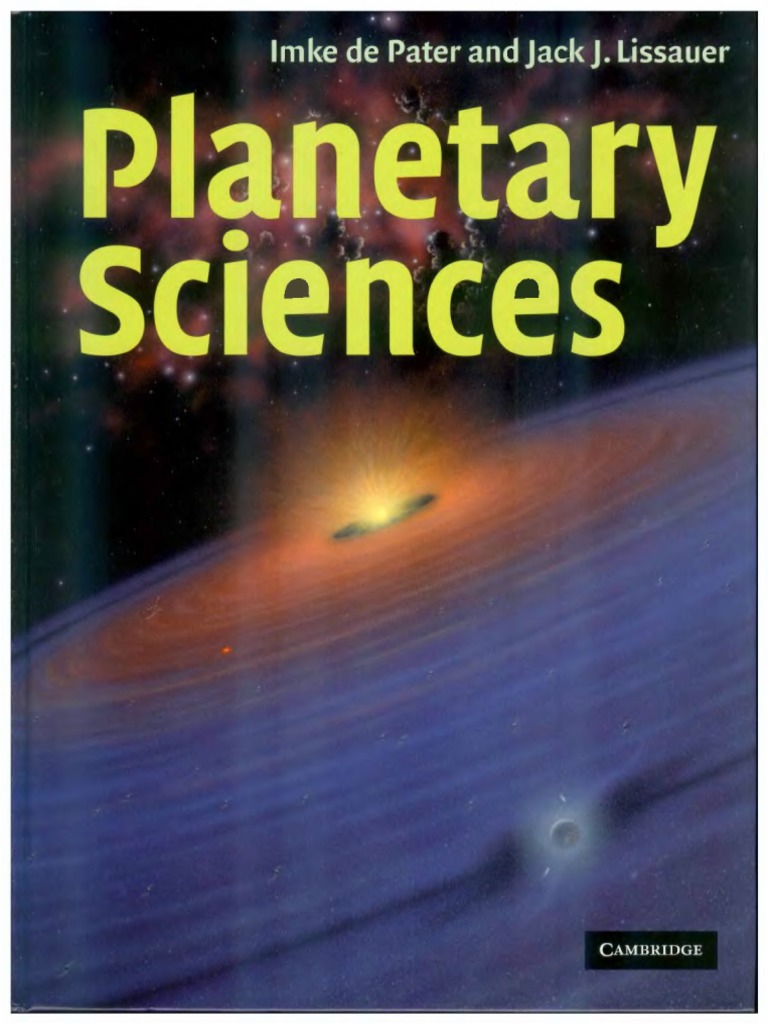 Imke de Pater - Jack Jonathan Lissauer - Planetary Sciences-Cambridge ...
