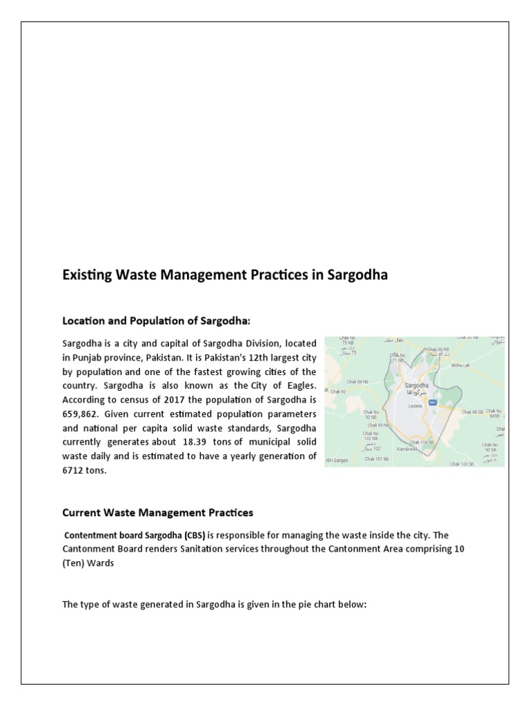 Solid Waste Management - Assignment No.1 | PDF | Sanitation | Waste ...