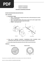 Machine Design Formulas and Calculations | PDF | Gear | Axle