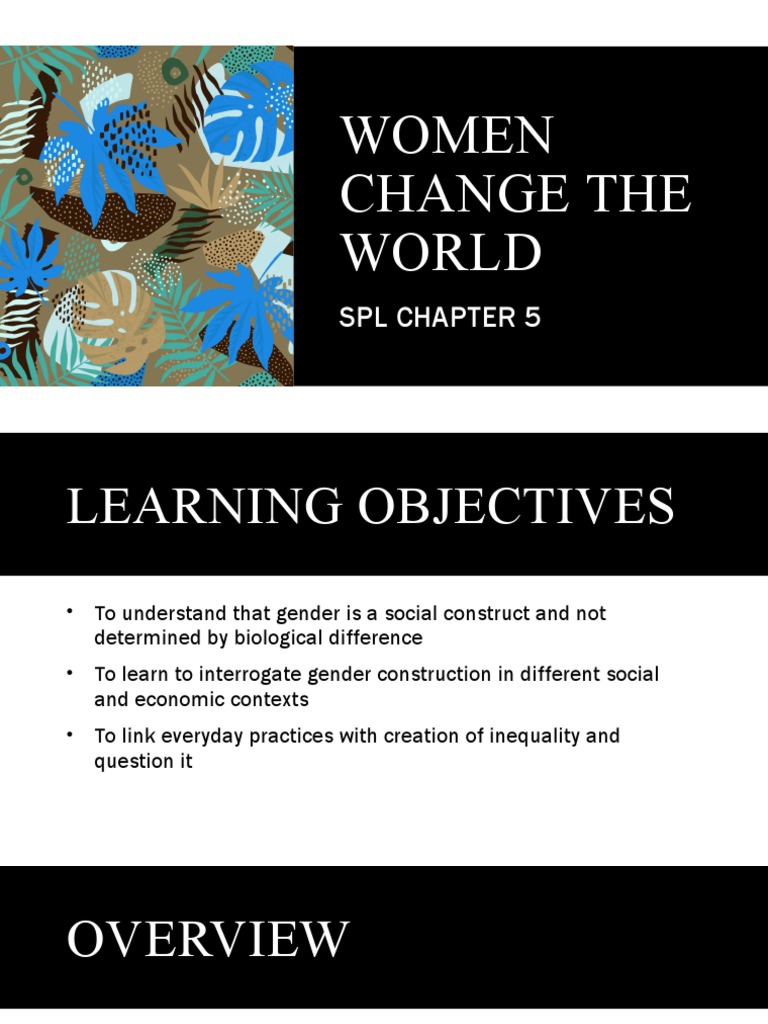 Women Change The World | PDF | Feminist Movement | Human Rights