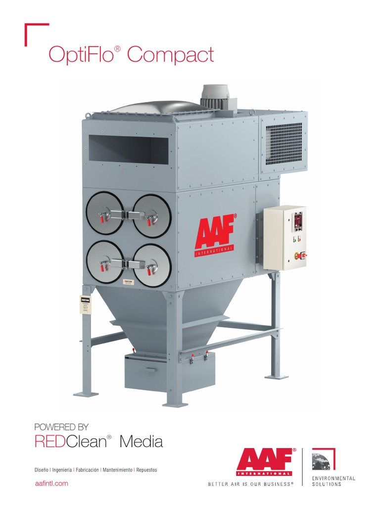 OptiFlo Compact Sales Brochure ES | PDF | Filtración | Fibra sintética