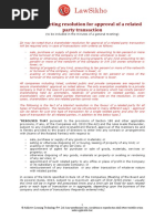Board Resolution for Director Designation Change | PDF | Technology ...