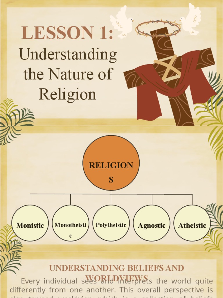 Lesson 1 Understanding The Nature of Religion | PDF | Planets | God