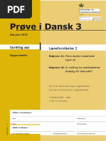 PD3 - 2023 Sommer - Censor - Og Eksaminatorhæfte, Mundtlig | PDF