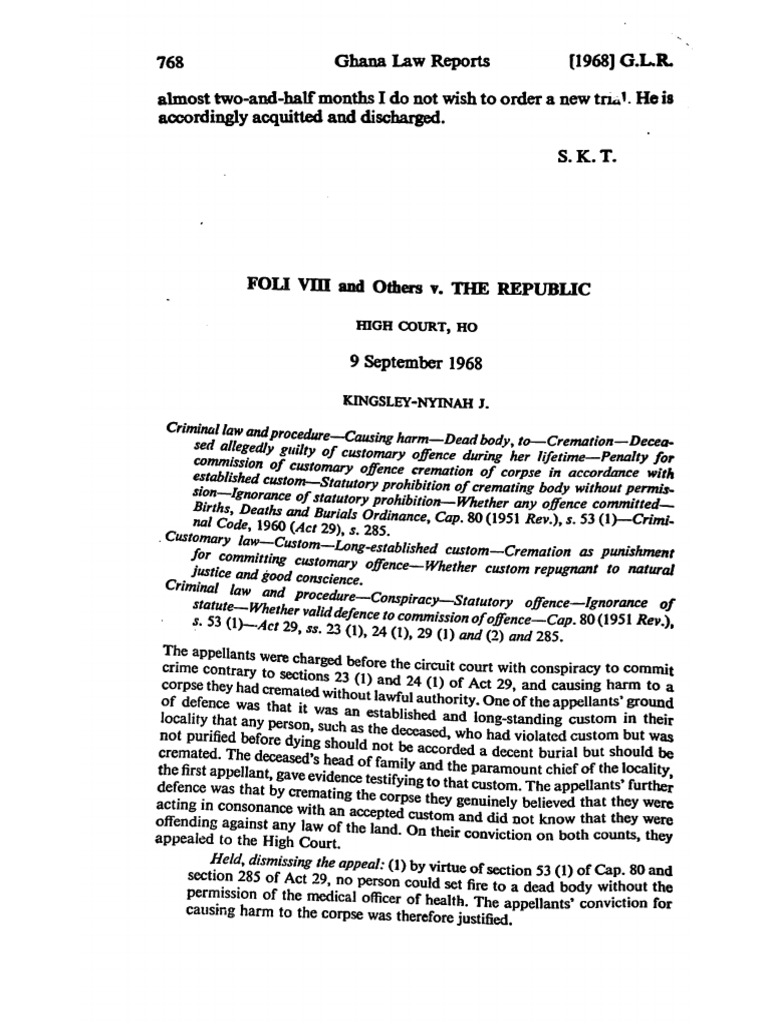 Foli VIII v. The Republic | PDF