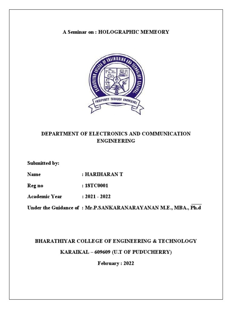 2 | PDF | Holography | Computer Data Storage